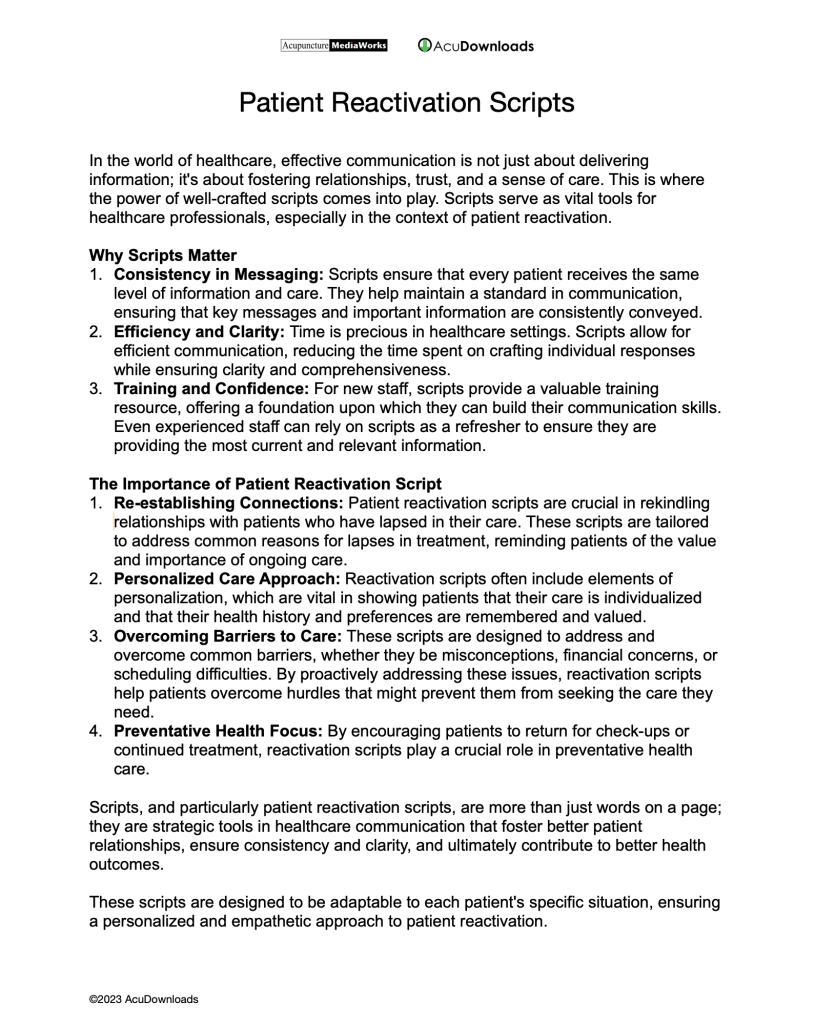 Toolbox – Clinic Forms – AcuDownloads